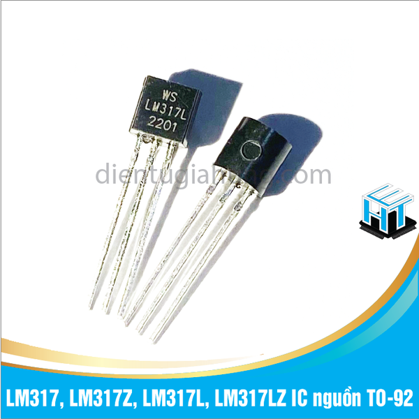 LM317, LM317Z, LM317L, LM317LZ IC nguồn TO-92 HTE LINH KIỆN ĐIỆN TỬ PRO
