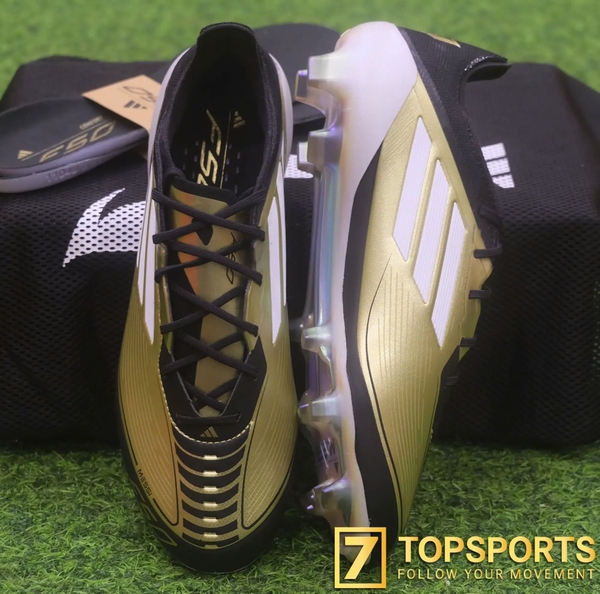 Adidas F50 Elite Messi FG - Turbo/Aurora Black/Platinum Metallic IG6717 ...
