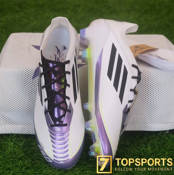 Adidas F50 Messi Elite FG - Cloud White/Core Black/Purple IE9063 ...