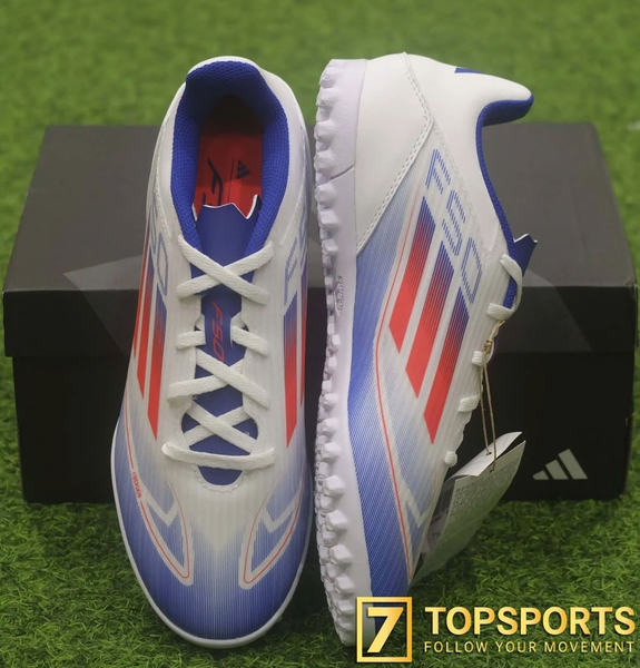 Adidas F50 Club TF - Cloud White/Solar Red/Lucid Blue IF1348 7TOPSPORTSVN