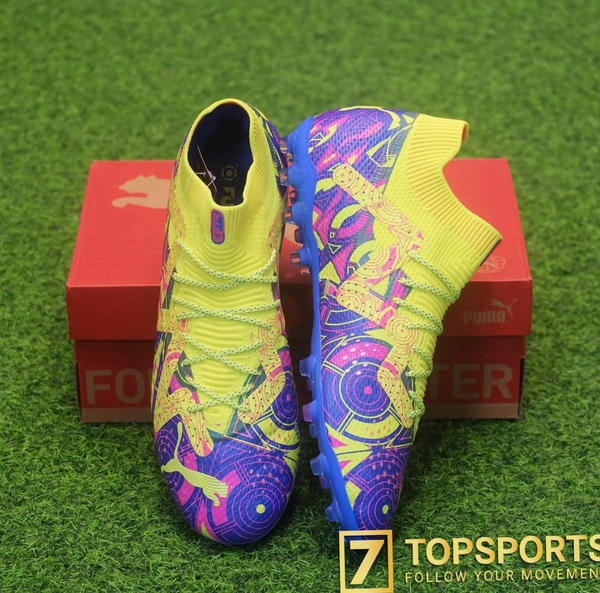 Puma Future Ultimate Energy MG - Ultra Blue/Yellow Alert/Luminous Pink ...