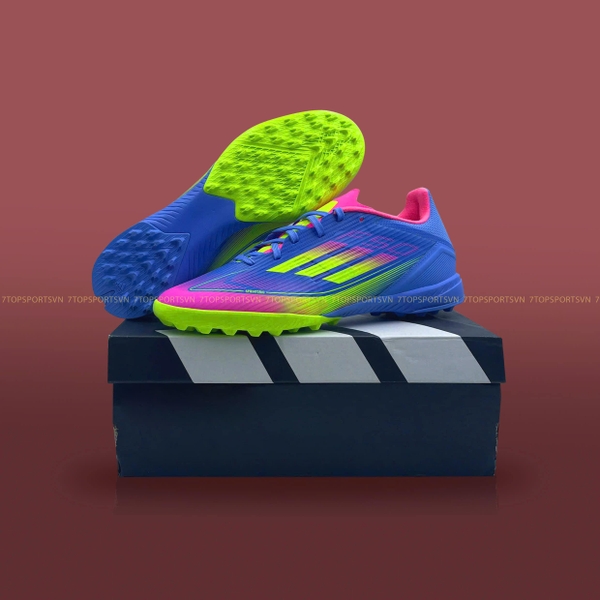 Adidas F50 League TF - Blue Fusion/Lucid Lemon/Lucid Pink IE1230 ...