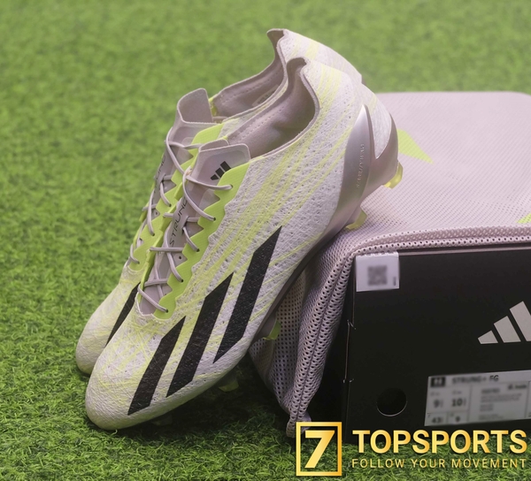 Adidas X Crazyfast STRUNG+ FG - Grey Two/Core Black/Lucid Lemon IG0783 ...
