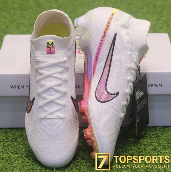 Nike Zoom Mercurial Superfly 9 Elite 'Marcus Rashford' FG - White/Black ...