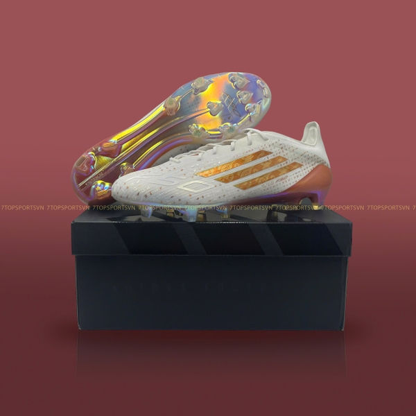 Adidas F50 Elite FG Mo Salah - Cloud White/Thermal Gold Metallic/Golden ...