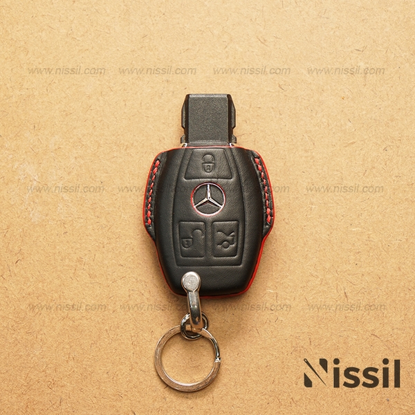 Bao da Mercedes Benz - W204 - chìa cơ - Vachetta mix Nissil