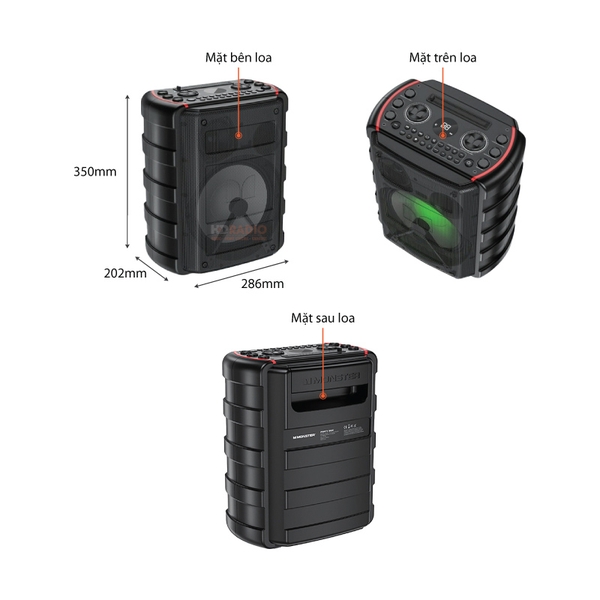 Loa Bluetooth Monster Party Box MS22102