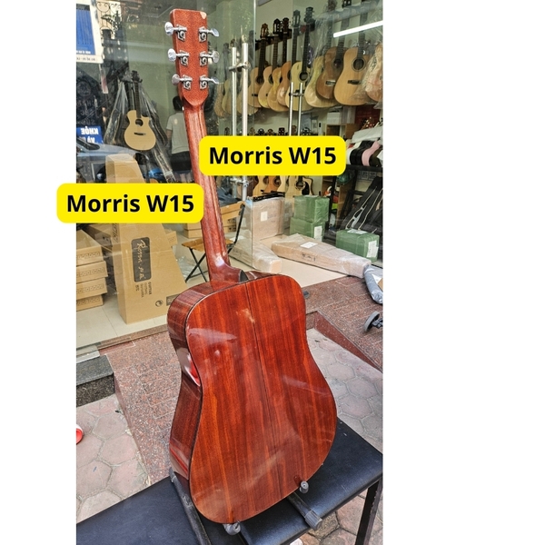 Đàn Guitar Acoustic Morris W15 Còn Tốt Âm Hay Vinaguitar
