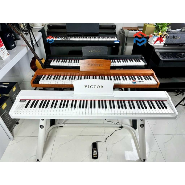 Đàn Piano Điện VICTOR VT02 - 88 Phím - Full Phụ Kiện, Tặng Thêm Tai ...