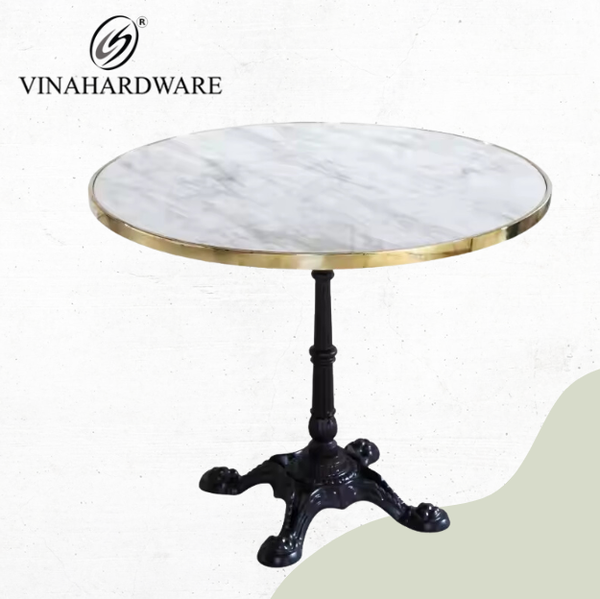 Vinahardware Round Marble Top Bistro Table | Vinahardware - Auxiliary ...