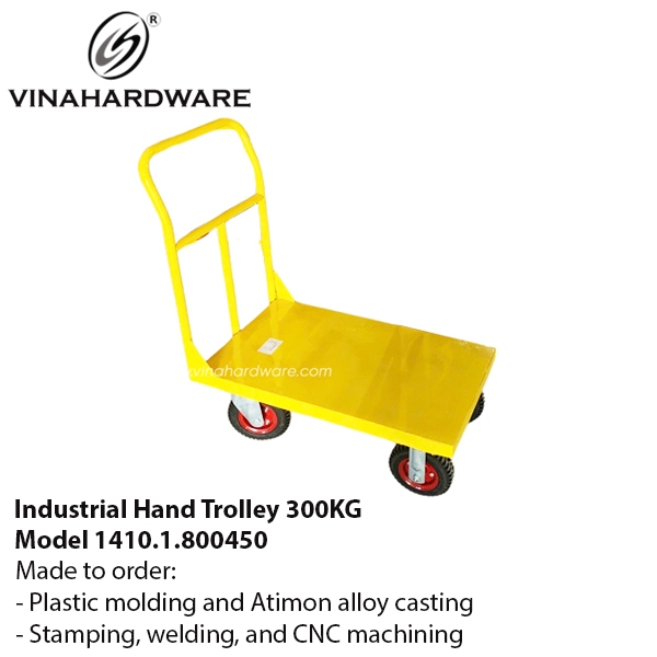 Industrial Hand Trolley 300KG – Model 1410.1.800450 | Vinahardware ...