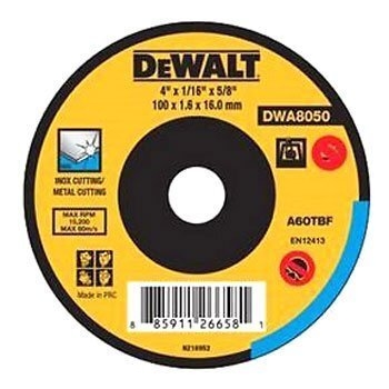 Đá cắt inox Dewalt DWA8060-B1 100x1.2x16mm | TRANGTHIETBI.VN