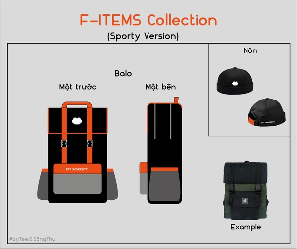Thiết kế balo của Đại Học FPT chính thức được sản xuất 4000 cái | Xưởng ...