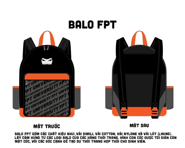 Thiết kế balo của Đại Học FPT chính thức được sản xuất 4000 cái | Xưởng ...