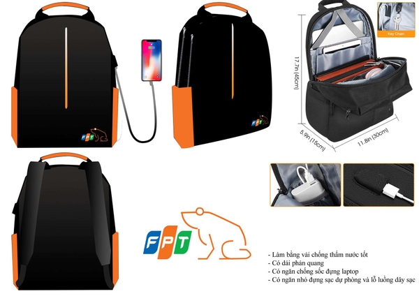 Thiết kế balo của Đại Học FPT chính thức được sản xuất 4000 cái | Xưởng ...