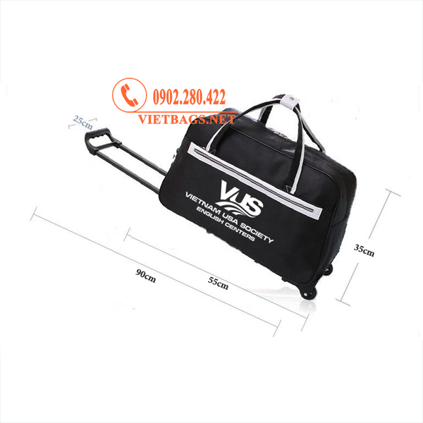 Sản xuất túi xách du lịch quà tặng Anh ngữ VUS | Xưởng Balo