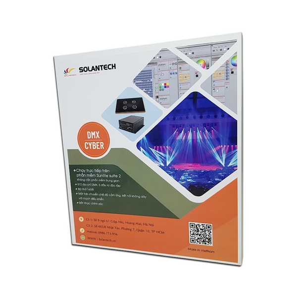 BỘ ĐIỀU KHIỂN ST DMX 512 CYBER | solantech