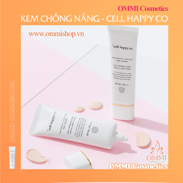 CELL HAPPY CO - Kem chống nắng Cell Happy Co, nâng tông trắng hồng ...