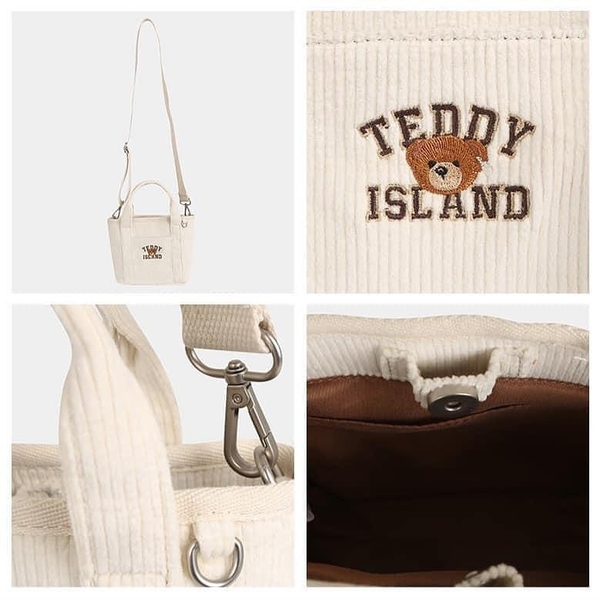 TÚI NHUNG BST TEDDY ISLAND | lybalansieucute.com