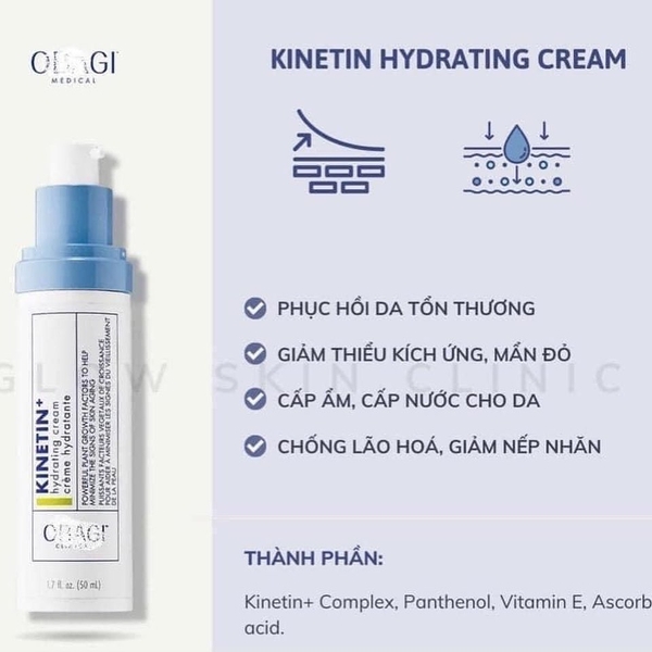 KEM DƯỠNG PHỤC HỒI LÀM DỊU DA KINETIN DATE T2/T3-2026 | lybalansieucute.com