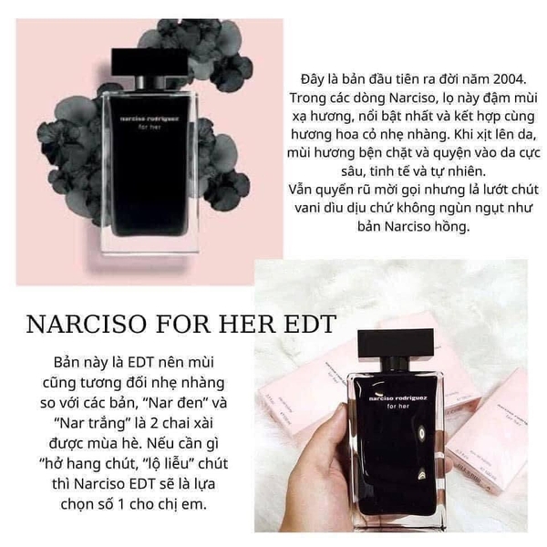 NƯỚC HOA NAR ĐEN EDT 150ML | lybalansieucute.com