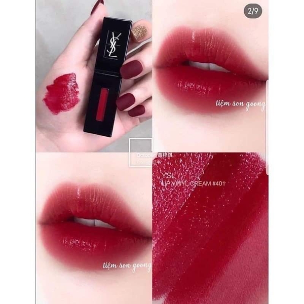 SON KEM Y.S.L.401 .VINYL CREAM LIP STAIN | lybalansieucute.com