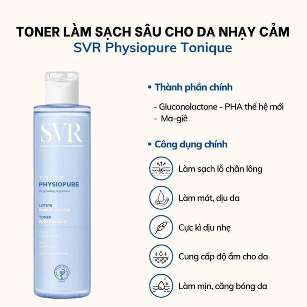 TONER SVR XANH DƯƠNG DA NHẠY CẢM 200ML | lybalansieucute.com