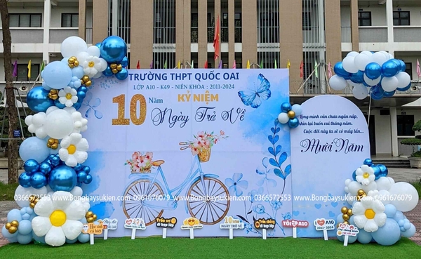 Background Trang Trí Họp Lớp Trọn Gói Đẹp Tại Hà Nội