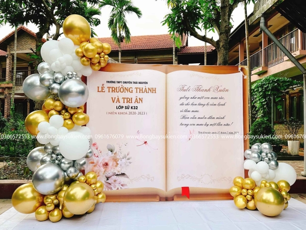 Background Trang Trí Lễ Trưởng Thành Đẹp Tại Hà Nội Đẹp