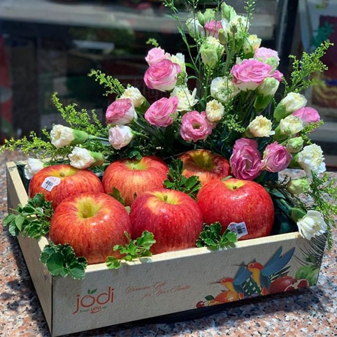 Hộp Trái Cây Có Hoa HH01 | Trái cây Jodi