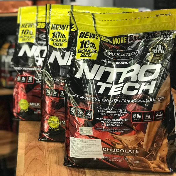 MuscleTech NitroTech 10lbs 4.5kg - Sữa tăng cơ giá ưu đãi