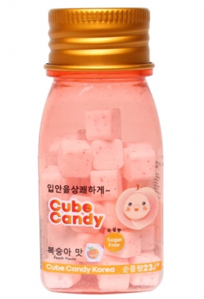 큐브 캔디 복숭아맛 23G Keo the hu Cube Candy vi dao CÔNG TY TNHH THƯƠNG MẠI S ...