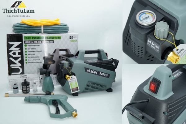 Hướng Dẫn Chi Tiết Cách Lắp Đặt Máy Rửa Xe Hukan HK-G2-CWM3200