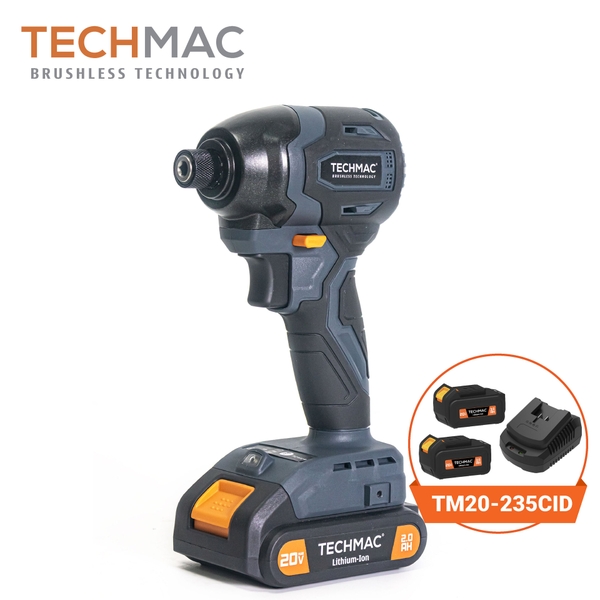Máy bắn vít pin 20Nm lực 235Nm Techmac TM20-235CID