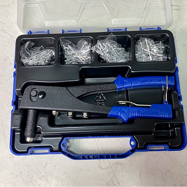 Bộ kìm rút đinh rivet 9.5inch và đinh rút 101 chi tiết Wadfow WHR1909