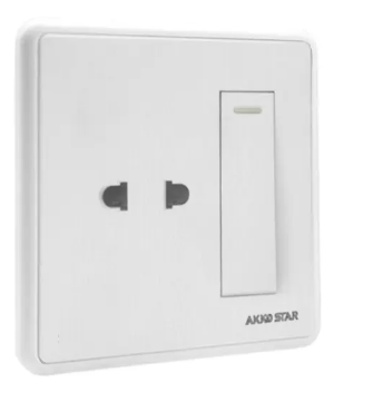 Công tắc đơn hai lỗ AKKO STAR 05086