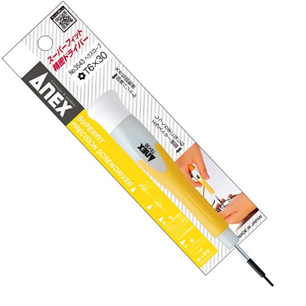 Tua vít điện tử Nhật Bản đầu bông sao 6 cạnh T6 dài 30mm Anex No.3543