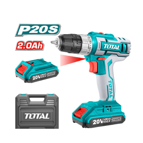 Máy khoan pin 20V lực 45Nm đầu 10mm Total TDLI200215