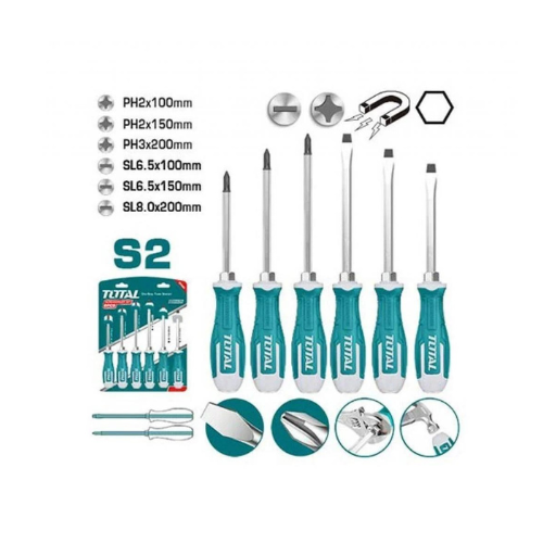 Bộ 5 tua vít Total THT2506052