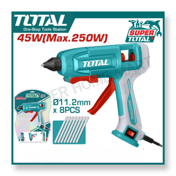 Súng bắn keo nến 45W (kèm 8 thanh keo) Total TT401116