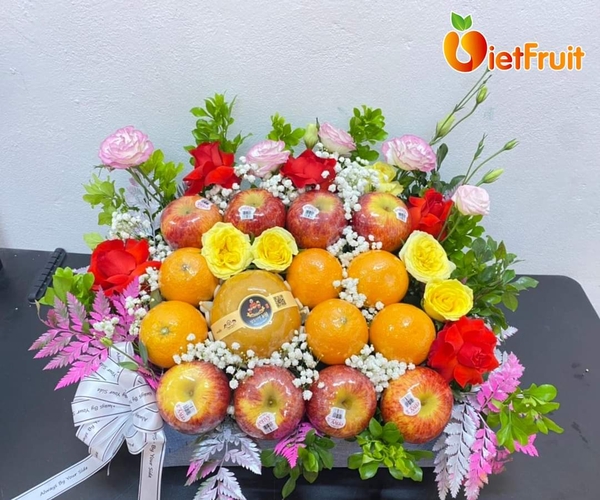 Ý NGHĨA GIỎ TRÁI CÂY LÀM QUÀ BIẾU TẶNG VietFruit