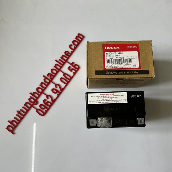 Bình ắc quy GTZ6V | PHỤ TÙNG HONDA ONLINE