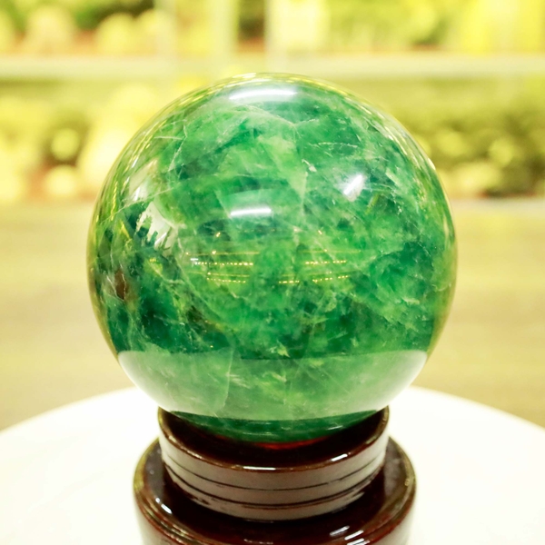 Quả Cầu Flourite - ĐK 13.9cm - 3.75kg - MTB710 Phong Thủy Đại Việt