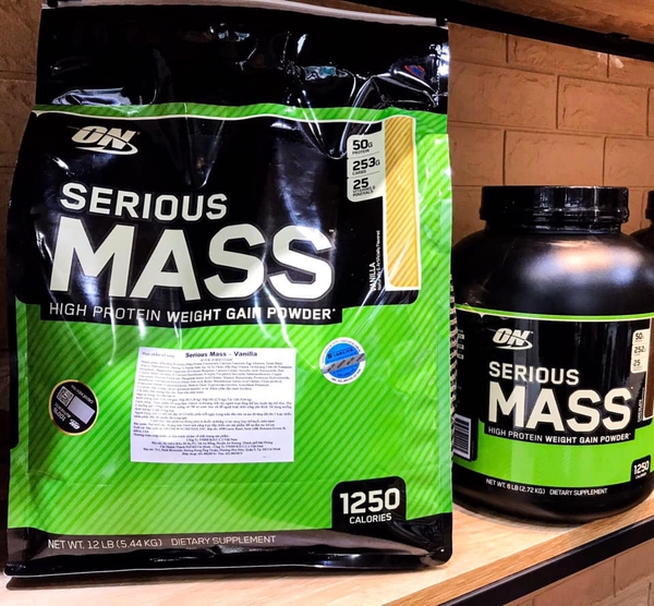 SERIOUS MASS GAINER - SỮA TĂNG CÂN CHẤT LƯỢNG (12 LBS) | HZProtein Store