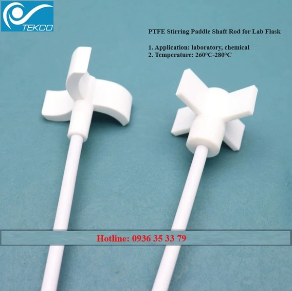 Cánh Khuấy PTFE/Teflon, cánh khuấy cố định, chịu nhiệt độ 280℃ Công ty ...