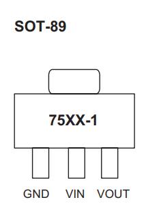 IC nguồn HT7533 7533-1 SOT-89 chính hãng Holtek