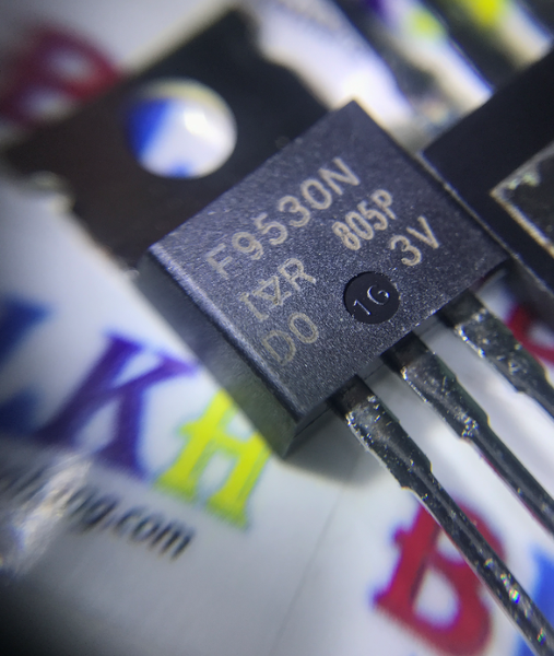 2 IC Mosfet IRF9530 F9530 TO-220 chính hãng IR