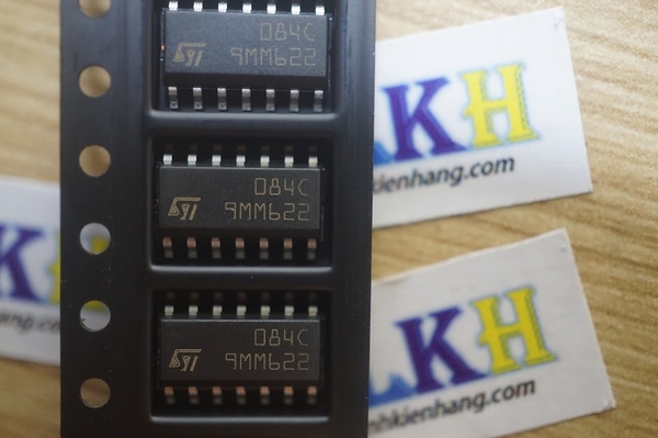 3 IC opam TL084C 084C SOP-14 chính hãng STMicroelectronics