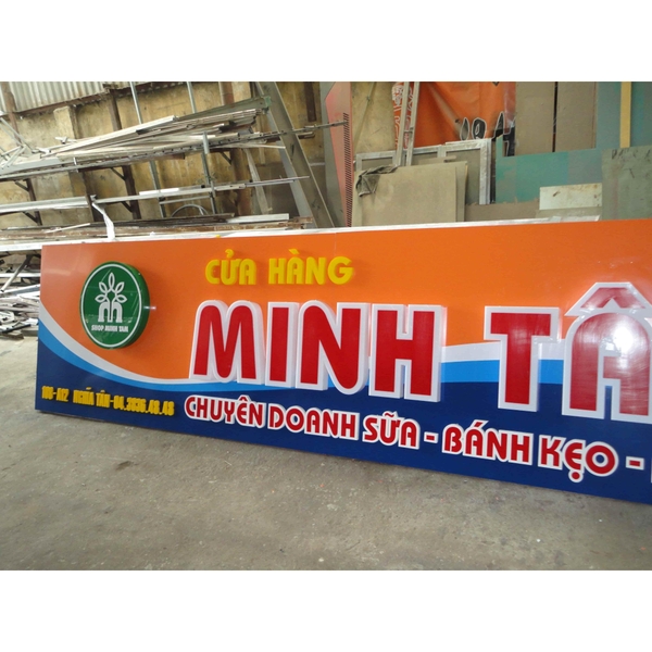 Biển hiệu - Cửa hàng Minh Tâm Công ty TNHH thương mại Siêu Led Việt