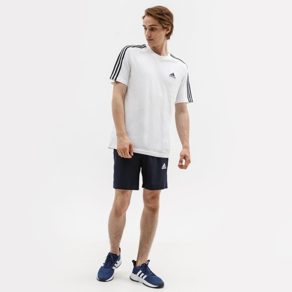 Áo Phông Adidas Nam Chính Hãng - Essentials 3-Stripes Tee M - Trắng ...